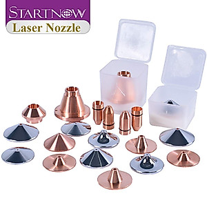 Startnow Laser Cutting Nozzle for Raytools Empower Head D32mm Fiber Laser Nozzle Double Single Layer 1.0 1.2 1.5mm (S32-A-15-D 1 PCS, Caliber 1.0mm)