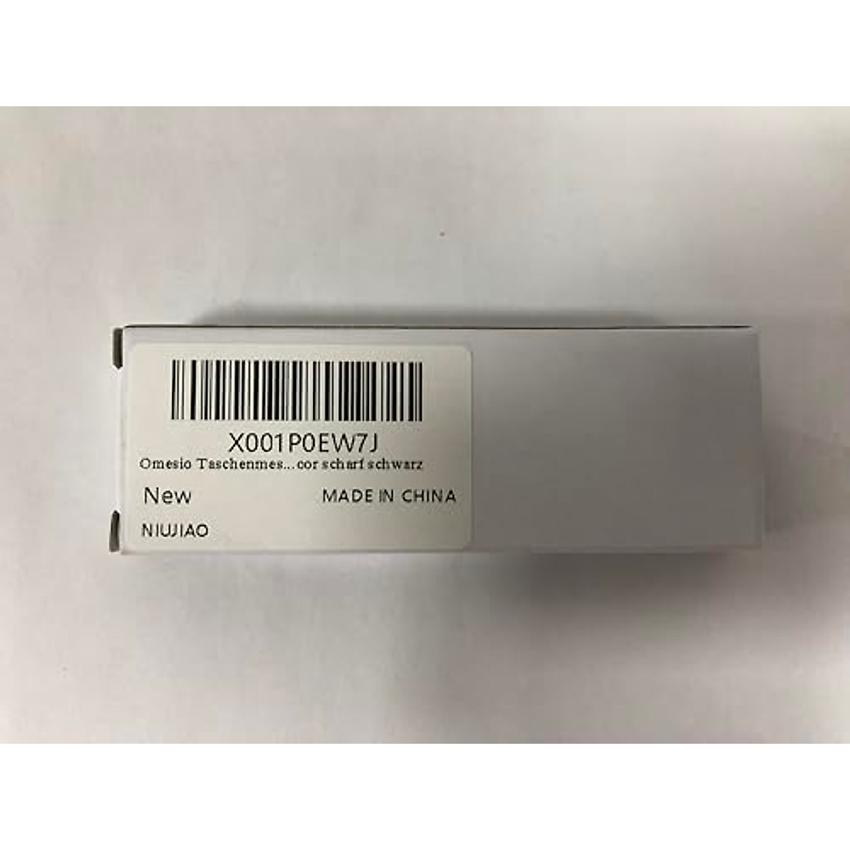 Omesio Pocket Knife Mini 3.34 inch Small Two-Handed Folding Knife Two-Handed Knife Keychain Knife Outdoor Sharp Black