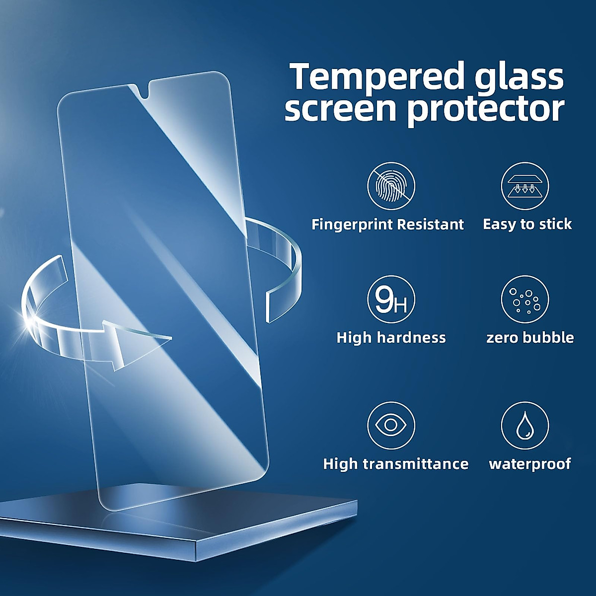 NEW'C 3 Pack Designed for Samsung Galaxy S24 Ultra (No for S24/S24 Plus) Screen Protector Tempered Glass,Case Friendly Scratch-proof, Bubble Free, Ultra Resistant