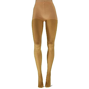 Leg Avenue womens Lurex Shimmer Tights. Costume Accessories, Gold, One Size US