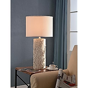 Kenroy Home 32267AWH Reef Table Lamps, Medium, Antique White