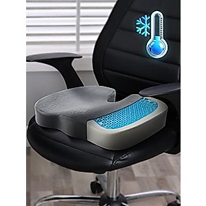 DiffCar Seat Cushions for Office Chairs,Car Seat Cushion,Seat Cushion for Tailbone Pain Relief,Pressure Relief Seat Cushion For Chair Gel Seat Cushion For Long Sitting,Coccyx Cushion for Tailbone Pain