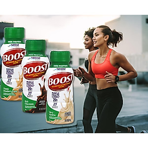 Niro Assortment | Boost High Protein Shake Variety | High Protein | Boost Rich Chocolate, Boost Creamy Strawberry, and Boost Very Vanilla Flavors | 12 Pack | Included one Niro beverage sleeve