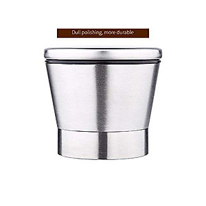 BlueSnail Stainless Steel Manual Grips Glass Salt Pepper Grinder Seasoning Bottle (7.5", Silver)