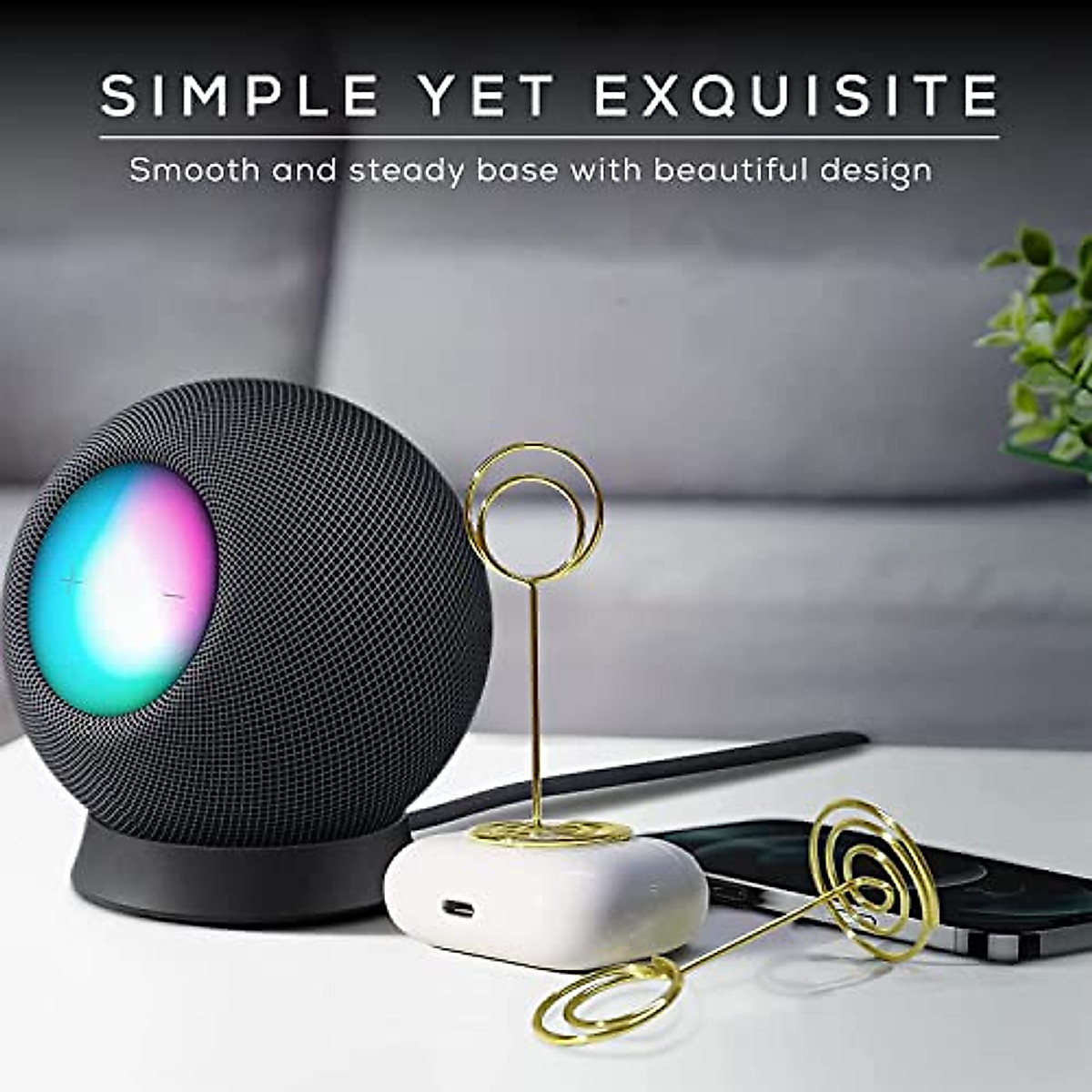 Little Lala 20 Pack Gold Table Number Holders, 8.5 cm high, Place Card Holders, Card Holders, Picture Holders or Wedding Table Number Holders & Parties