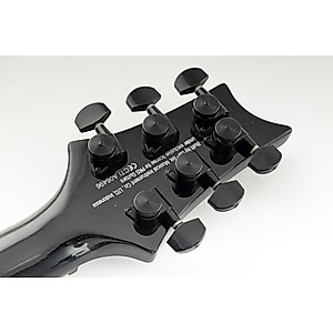 Musiclily Ultra 3x3 19:1 Ratio Guitar Locking Tuners Tuning Pegs Keys Machines Heads Set Compatible with Les Paul Style Electric or Acoustic Guitar, Black