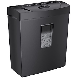 Bonsaii 8-Sheet Cross-Cut Paper Shredder, Overload and Thermal Protection (C170-A)