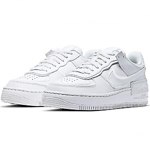 Nike Women's Air Force 1 Shadow, White/White-white, 11