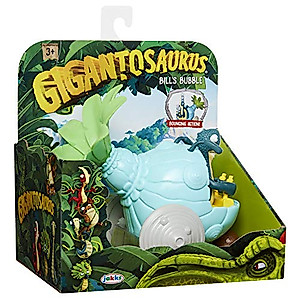 Gigantosaurus Bill's Bubble Toy Vehicle Bounces Up & Down, 6.5" Long, 4" Tall - Easy for Little Hands to Push Along - Dino Car Toys for Toddler Kids Boys & Girls