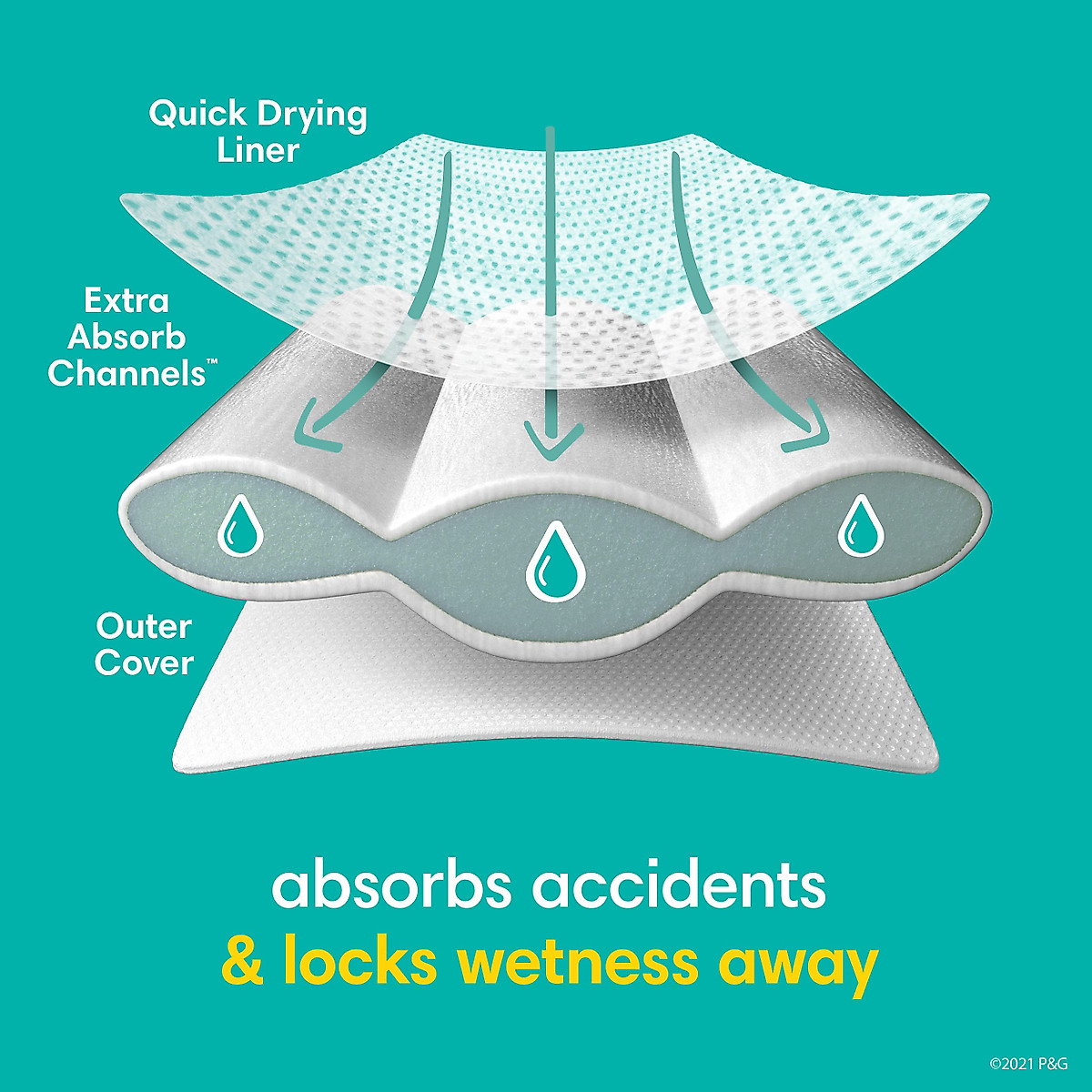 Pampers Easy Ups Girls & Boys Potty Training Pants - Size 4T-5T, 18 Count, My Little Pony Training Underwear (Packaging May Vary)