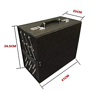 TFCFL Sunglasses Organizer, Sunglasses Slot Display Case,Sunglasses Jewelry Collection Storage Holder Box with Clear Glass Lid PU (48 Slots)