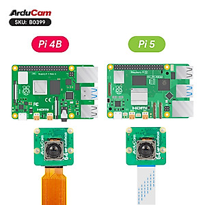 Arducam 64MP Hawkeye Ultra High-Resolution Autofocus Camera Module for Raspberry Pi, Compatible with Raspberry Pi 5/4B/3B+/3B/2B/A+/Zero/W/Zero WH