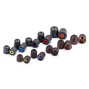 Westone True-Fit Foam & Star Silicone Replacement Eartips - 10 Pair Pack, Fit Kit with Multiple Ear Sizes