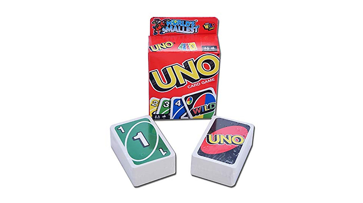 World's Smallest Uno Card Game - Compact Fun for All Ages