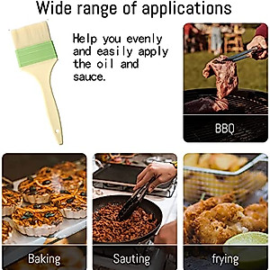 Basting Brush, Portable Pastry Brush, Food Brush for Baking, BBQ and Cooking and Grilling, Cooking Brush for Oil, Desserts Baking Kitchen Baking Cooking Gadgets