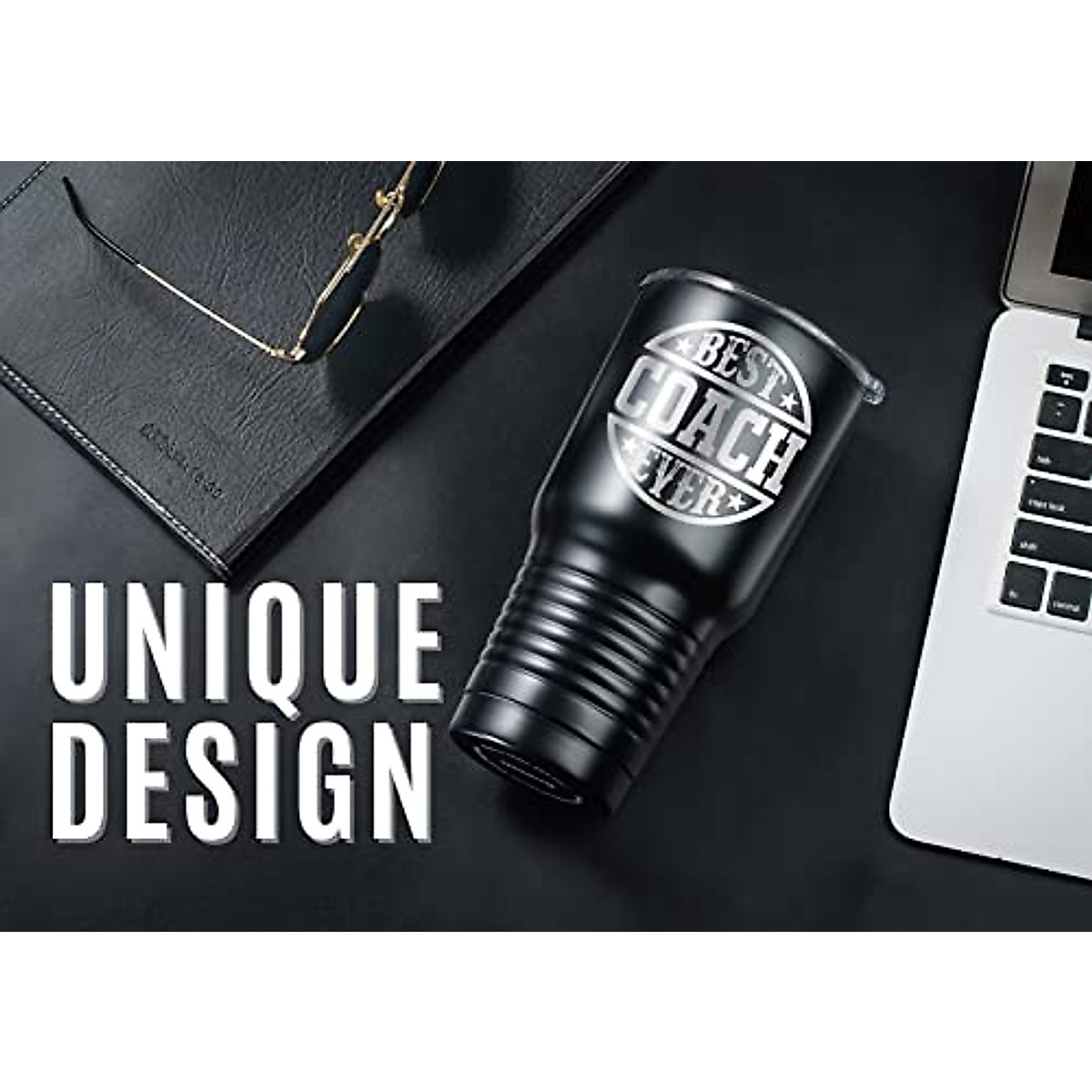 Onebttl Coach Gifts, Funny Gift Idea for Appreciation, Christmas, Birthday, 30oz Stainless Steel Insulated Travel Mug - Best Coach Ever