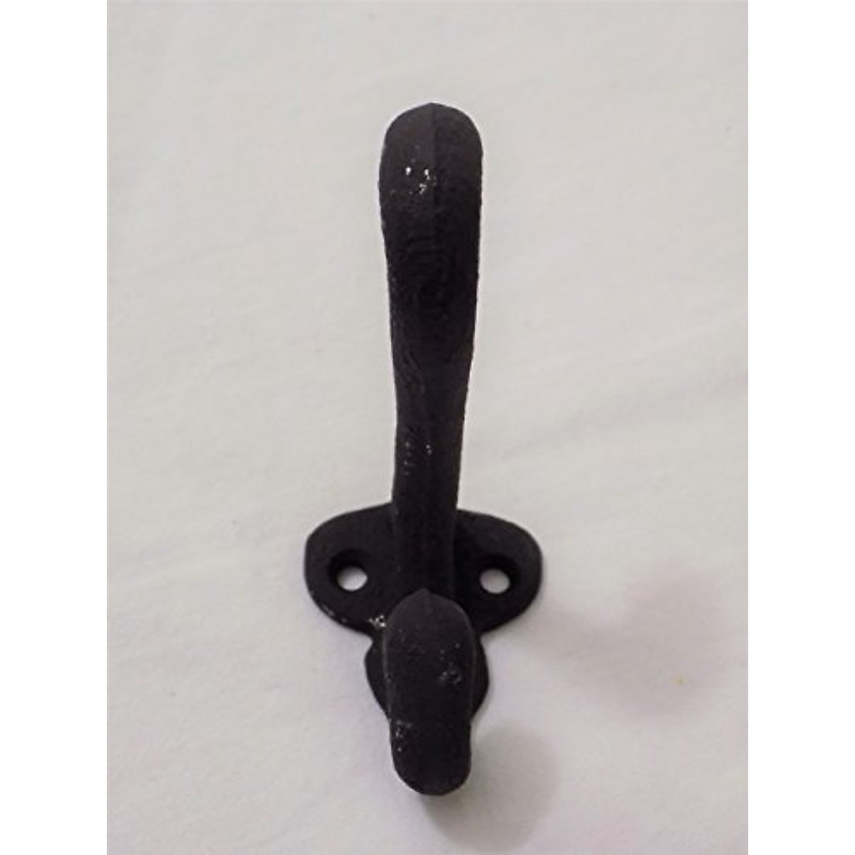 20 Cast Iron Black School Hat Coat Rack Hall Tree Hooks 3 1/4" Length
