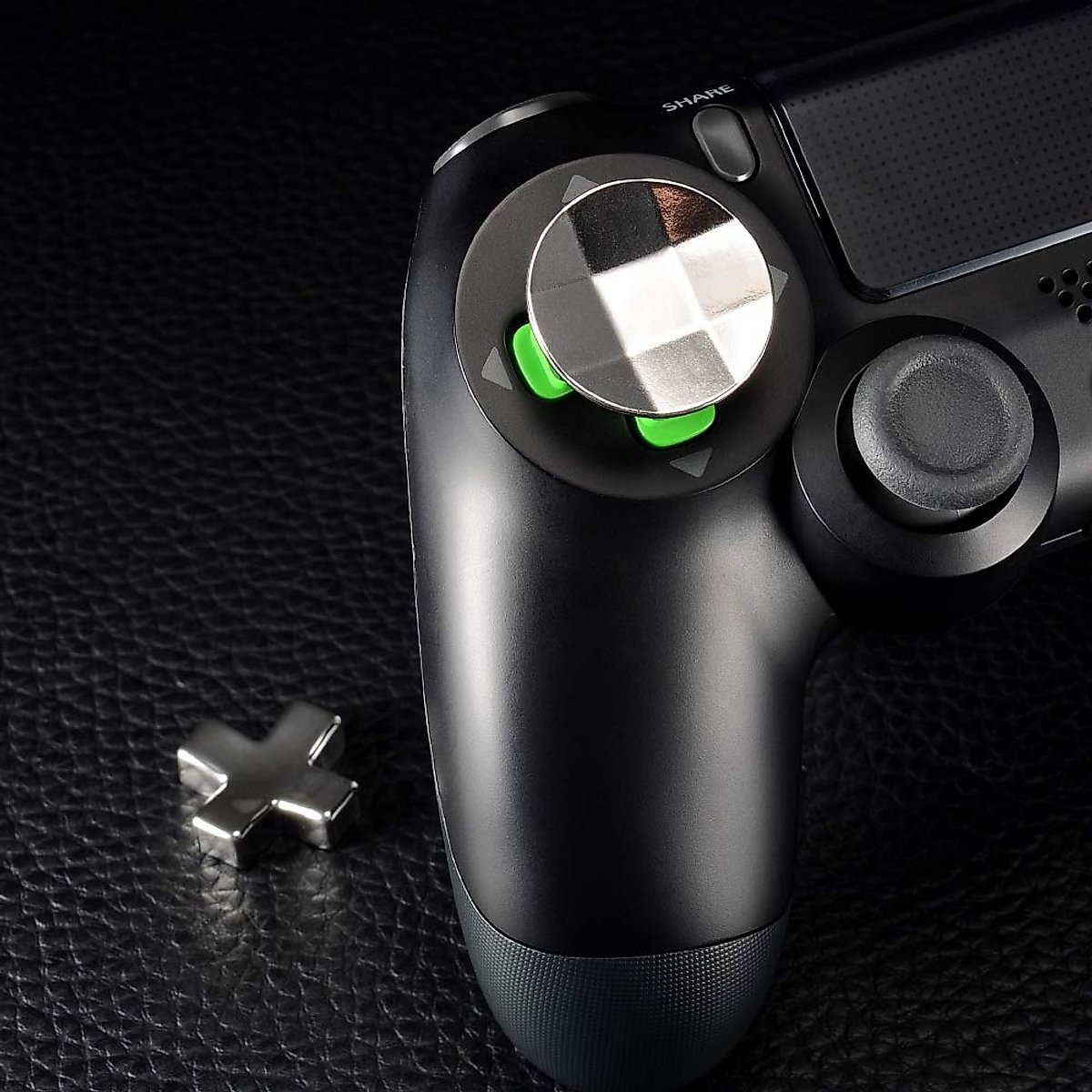 eXtremeRate Magnetic Metal Buttons for PS4 Controller, Adjustable Dpads Replacement Parts for PS4 Slim Pro Controllers (3 in 1)