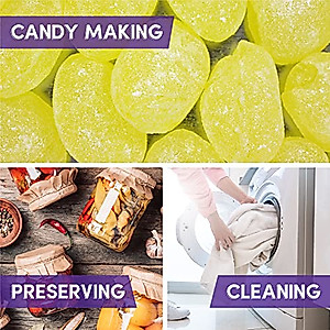 Lemi Shine 100% Citric Acid 5 Pound Bag l Pure Food-Grade Flavor Enhancer & All-Natural Preservative | Fragrance Free Citric Acid for Bath Bombs, Cooking, Canning, & Homemade Cleaning Supplies