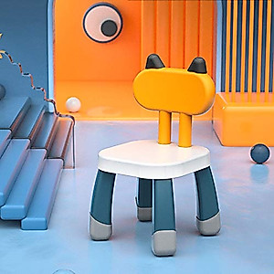 GobiDex Toddler Chair for Boys and Girls, Durable Kids Plastic Chair, 9.5" W x 9.5" D x 18.5" H for Indoor or Outdoor, Playroom, Nursery, Birthday Gifts for Kids