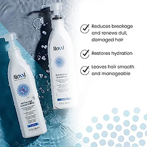 ALOXXI Reparative Hair Repair Conditioner with Amino Acid, Peptide & Keratin using ColourCare Complex & Advanced Recover Technology - Safe for Color Treated Hair, 33.8 Fl Oz
