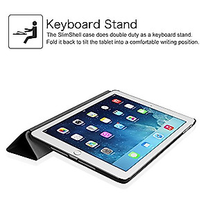 Fintie Case for iPad Air 2 9.7" - [SlimShell] Ultra Lightweight Stand Smart Protective Case Cover with Auto Sleep/Wake Feature for iPad Air 2, Black