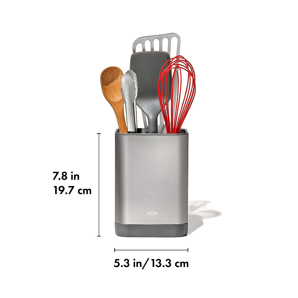 OXO Good Grips Adjustable Stainless Steel Organizer, Small Utensil Holder