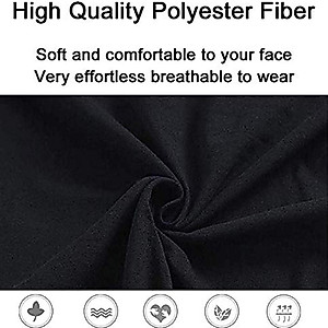 Stoota Nature Flowers Animal Face Mask with Filters, Washable Reusable Cloth Masks for Men Women, Cycling Camping Travel