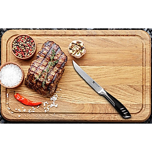 ALLWIN-HOUSEWARE W Premium 8-Piece German High Carbon Stainless Steel Steak Knife Set, Double Forged Full Tang Kitchen Dinner Steak Knives