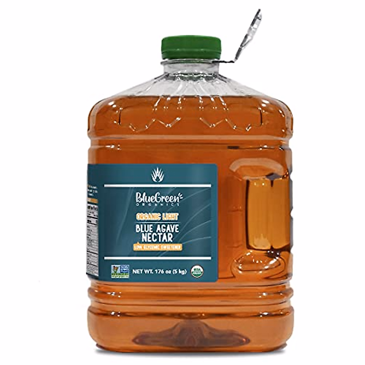 Blue Green Agave Organic Nectar, Light Blue, 176 Ounce