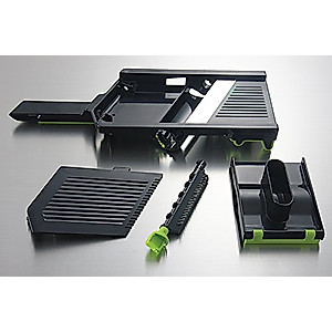 Simposh Adjustable Handheld Mandoline Slicer | Smart Key for Adjustable Slice Thick/Thin Settings & Pop-up Julienne Blades | Cut Slice Julienne Fruit Vegetable Cucumber Apple Potato French Fries