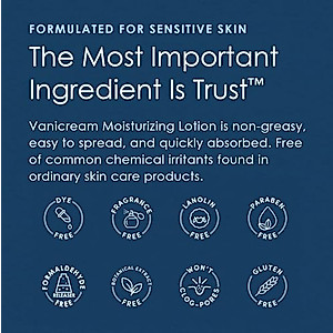 Vanicream Moisturizing Lotion with Pump | Fragrance and Gluten Free | For Sensitive Skin | 16 Ounce (Pack of 1)