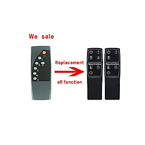Remote Control ONLY for Twin Star 18EF031GRP 26EF031SRP 328EF031GRP 18EF031SRP 23EF031GRP 23EF031SRP 25EF031GRP 26EF031GRP Protable 3D Electric Heater Fireplace