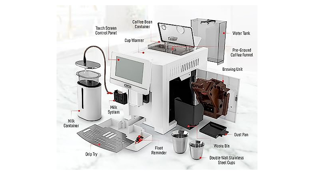 Zulay Magia Super Automatic Espresso Machine