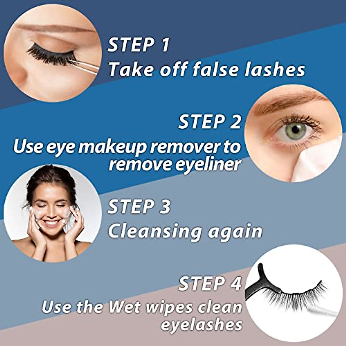 VESHELY Natural Magnetic Eyelashes with Eyeliner Kit,5 Pairs Short Small Magnetic Eyelashes Natural Look and 2 Tubes Magnetic Eyeliner Waterproof,3D False Fake Lashes Magnetic Reusable-No Glue Needed