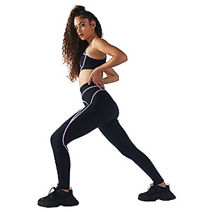 Savage X, Womens, X Mesh High-Waist Legging, Black Caviar, M