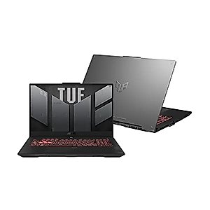 EXCaliberPC 2023 ASUS TUF Gaming A17 FA707NU-DS74 (AMD Ryzen 7 7735HS, 32GB RAM, 1TB NVMe SSD, RTX 4050 6GB, 17.3" 144Hz FHD, Windows 11) Gaming Notebook - Mecha Gray