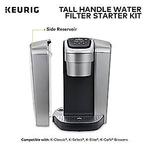 Keurig Tall Handle Water Filter Starter Kit, Comes with Handle and 2 Replacement Water Filters, Compatible with Select Keurig Coffee Makers