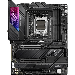 ASUS ROG Strix X670E-E Gaming WiFi 6E Socket AM5(LGA 1718) Ryzen 7000 ATX Gaming Motherboard(18+2 Power Stages,PCIe® 5.0, DDR,4xM.2 Slots,USB 3.2 Gen 2x2, WiFi 6E,PCIe Slot Q-Release, M.2 Q-Latch)