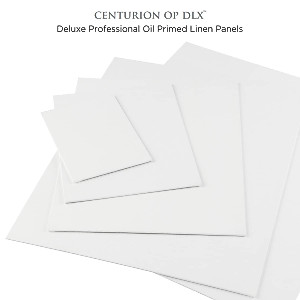 Centurion Deluxe Professional Oil Primed Linen Canvas Panels 3-Pack - OP Enhanced Primed Oil Canvas Panels for Painting, Artists, Oils, Alkyds, & More! - 14x18"