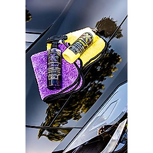 Liquid X Purple Xtreme Plush Waffle Weave Microfiber Detailing Towel Guaranteed Satisfaction - 16" x 16" (5 Pack)