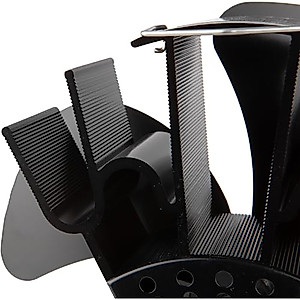 Home-Complete Stove Fan- Heat Powered Fan for Wood Burning Stoves or Fireplaces-Quiet and Low Maintenance, Disperses Warm Air Through House