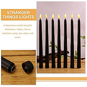 ABOOFAN 8pcs Candles, Adornments Holder Candle Home Lights Thanksgiving Decor House Decors Wedding Fake Tea Decorative Candles Tealight Tabletop Powered Props Lamps Desktop Realistic