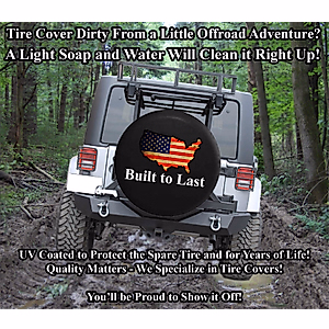 Because Life is Too Short to Drive Boring Cars with Lifted 4x4 Off Road Rough Terrain Adventurer JL Spare Tire Cover with Backup Camera Hole Black Size 32 Inch