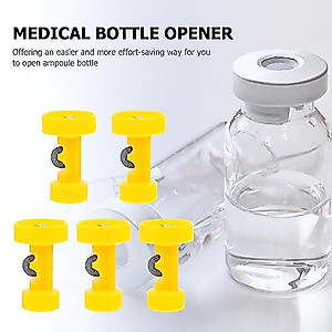 Scicalife 5pcs Ampoule Bottle Opener Ampule Breakers Cutting Device Glass Ampoule Cutter Accessory for Nurse Operation Labor- saving