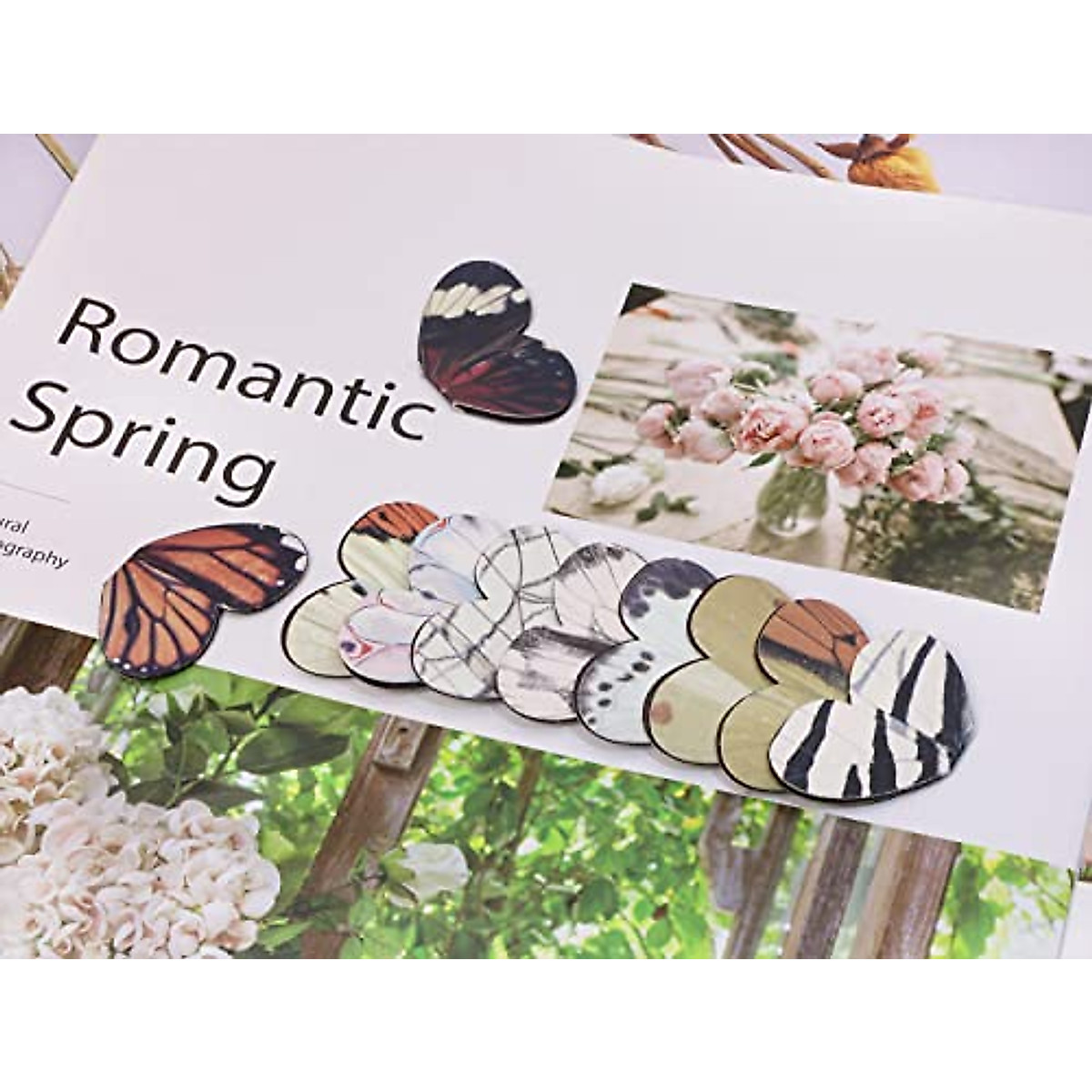 Butterfly Bookmarks Penta Angel 16Pcs Cute Foldable Butterfly Page Book Marker Clip for Student Teachers Reading School Home Office Supplies (Butterfly)