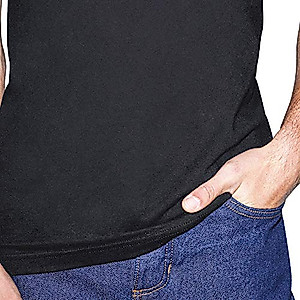 American Apparel Unisex Fine Jersey T-Shirt, Style G2001, 2-Pack, Black (2-Pack), Large