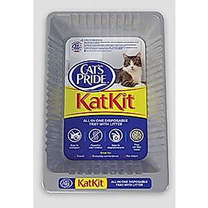 Cat's Pride, Disposable Litter Pan, Includes Pan & Litter All In One (1 Pack)