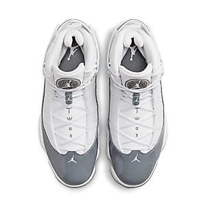 Jordan Men's 6 Rings Basketball Shoes 322992-012 White-Cool-Grey-White