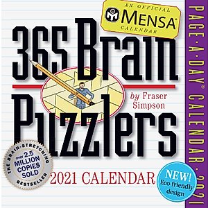 Mensa 365 Brain Puzzlers Page-A-Day Calendar 2021